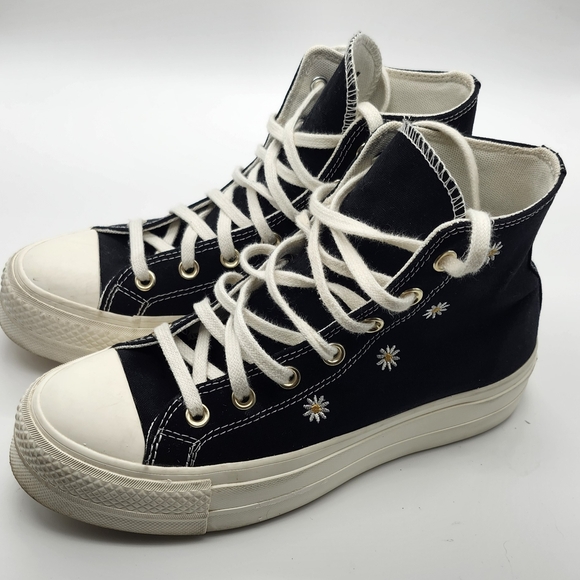 Converse | Shoes | Converse Smoothie Festival Black Hightop Sneakers ...